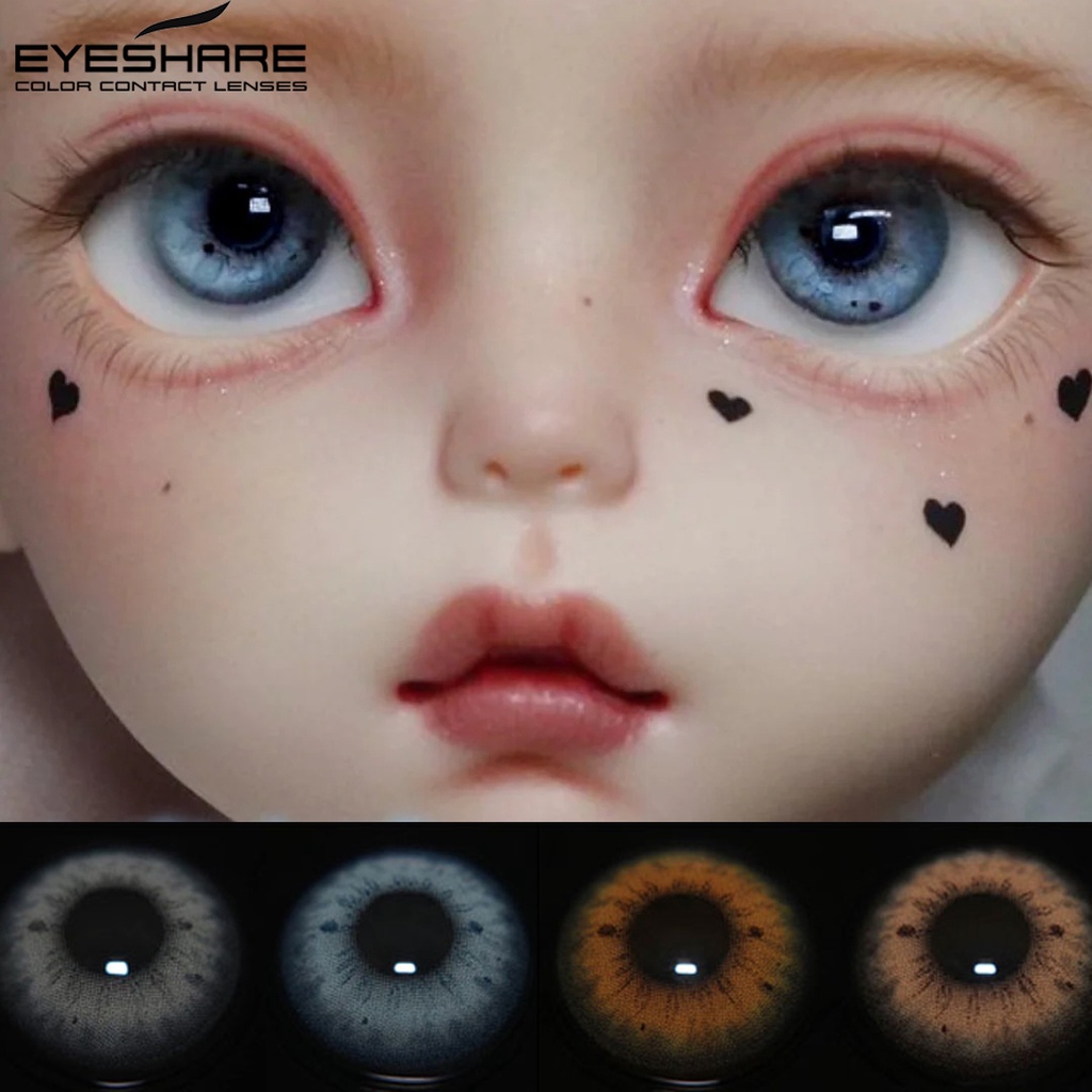 EYESHARE Contact Lenses for Eyes 2 Pcs Blackspot Seires Colored Lens ...