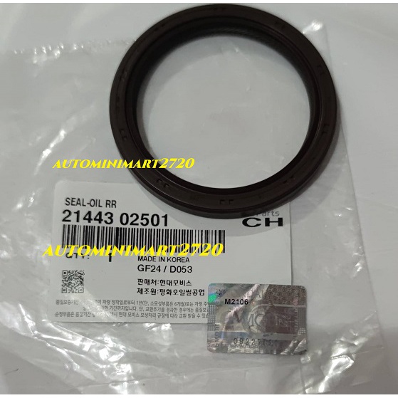 OIL SEAL CRANKSHAFT REAR HYUNDAI GETZ 1.1 /EON / I10 1.1 KIA PICANTO ...