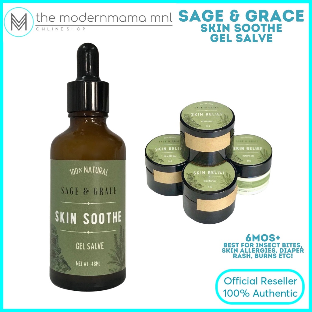 headache Relieves Sage and Grace Skin Soothe Gel Salve (New Packaging ...