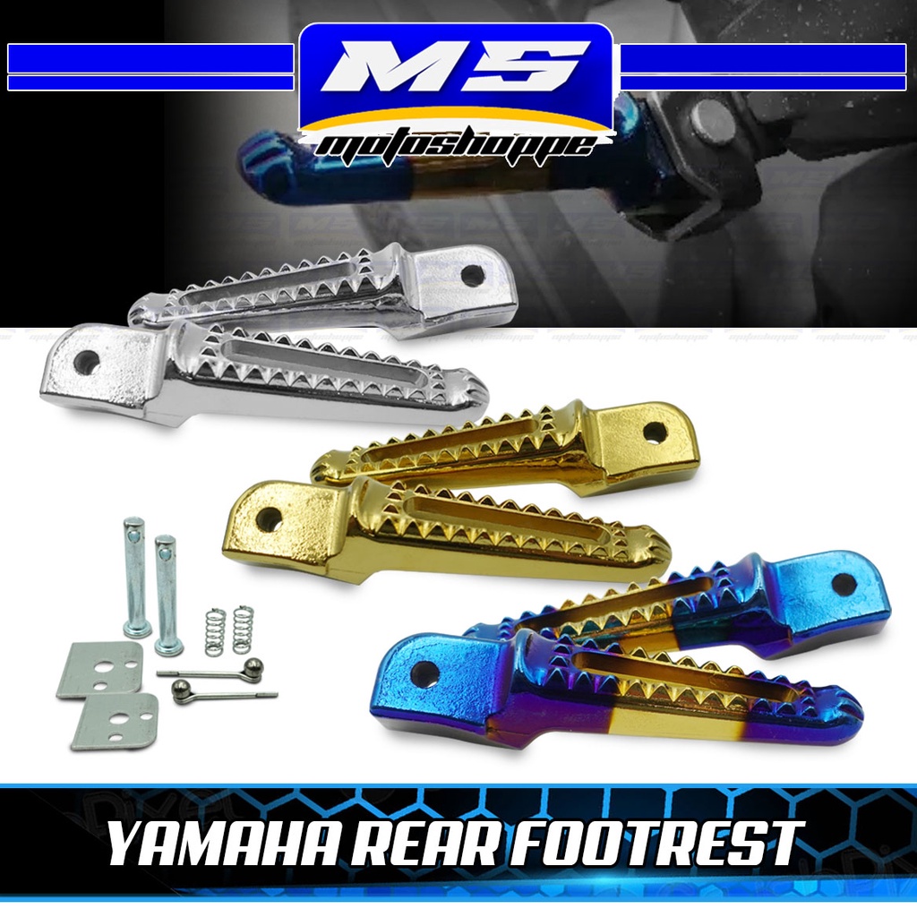HONDA REAR FOOT REST WITH BOLTS - MOTOSHOPPE | Shopee Philippines
