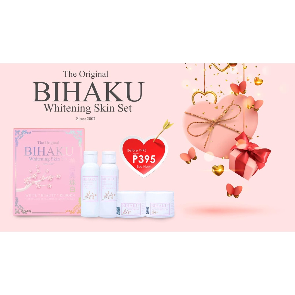 The Original BIHAKU Whitening Skin Set Since 2007 | Shopee Philippines