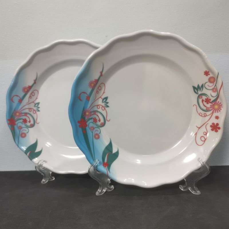 3/6 pcs. Melamine Soup Plate wavy design | Shopee Philippines