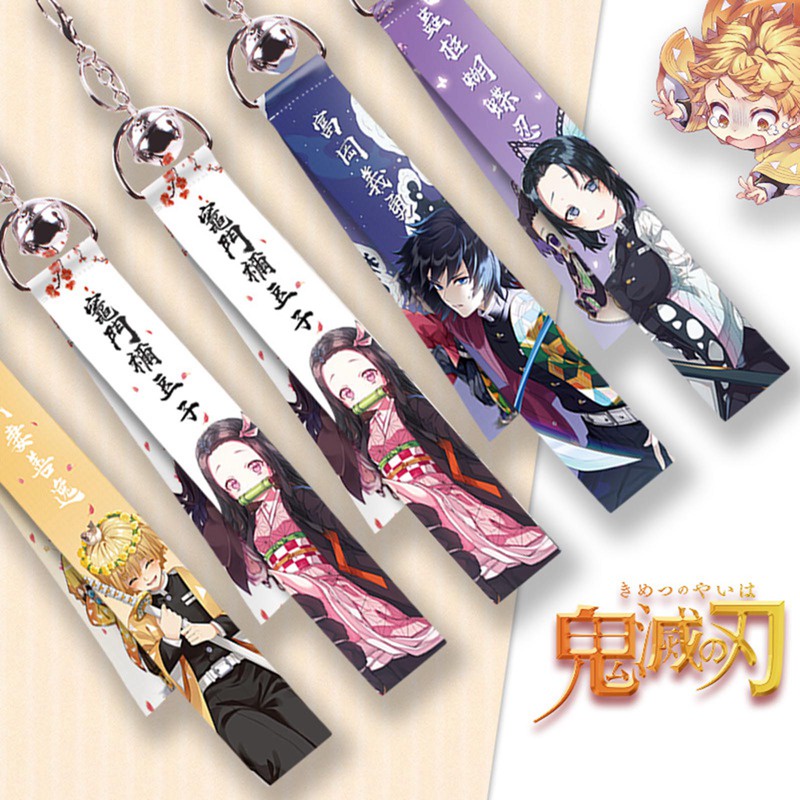 Anime Demon Slayer Tanjiro Nezuko Keychain Animation Peripherals ...