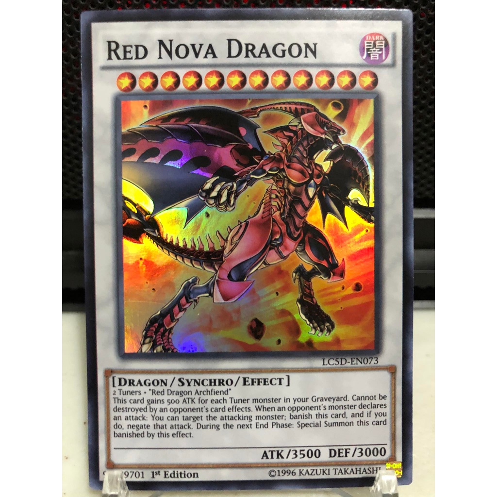 Red Nova Dragon - LC5D-EN073 - Super Rare 1st Edition | Shopee Philippines
