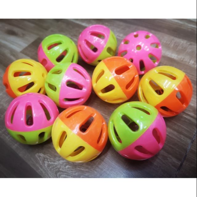 Dog Ball Cat Toys Bells Bird Bell Plastic Animal (Medium) | Shopee ...