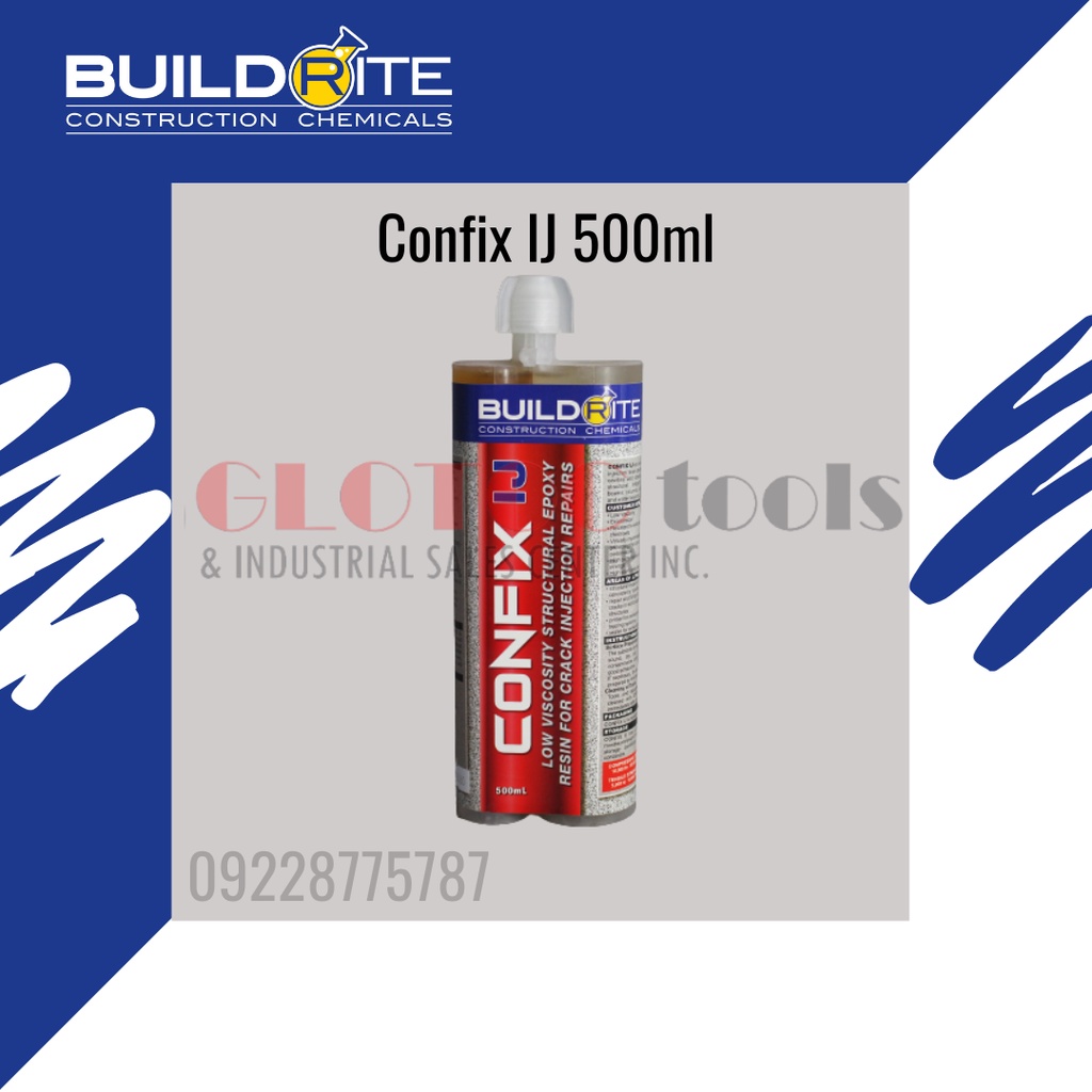 BUILDRITE CONFIX IJ Low Viscosity Structural Epoxy Resin 500ml | Shopee Philippines