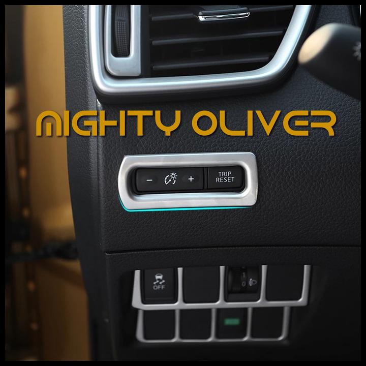 TOMBOL Chrome Trim Garnish Button Odometer Xtrail T32 Nissan All New ...