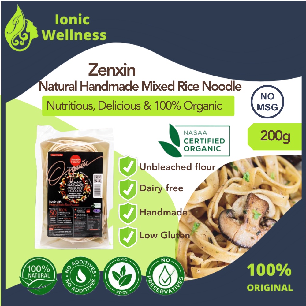 Simply Natural Zenxin Mixed Rice Noodle, High Nutrients,Vitamin & Fiber ...