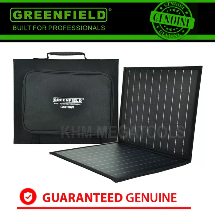 Greenfield GSP30W Foldable Solar Panel 30W •khm megatools• | Shopee ...