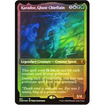 Magic the Gathering | Karador, Ghost Chieftain | Shopee Philippines