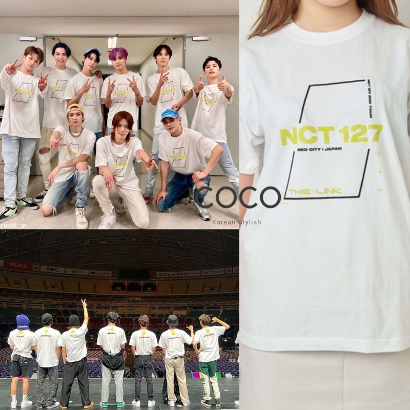 NCT 127 neo city the link Singapore japan indonesia concert t-shirt can ...
