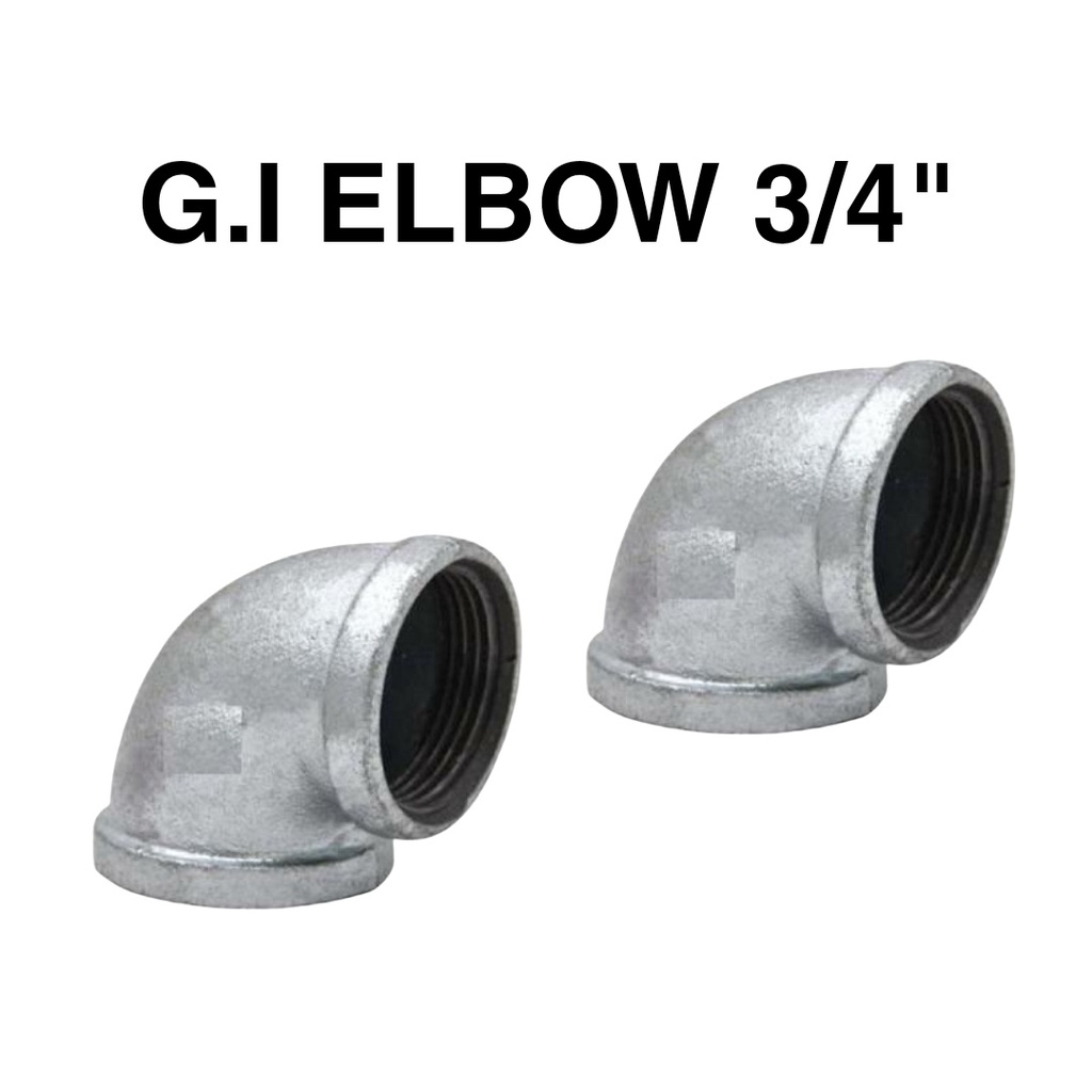 GI PIPE FITTINGS GALVANIZED 1/2 FOR PLUMBING WORKS | Shopee Philippines