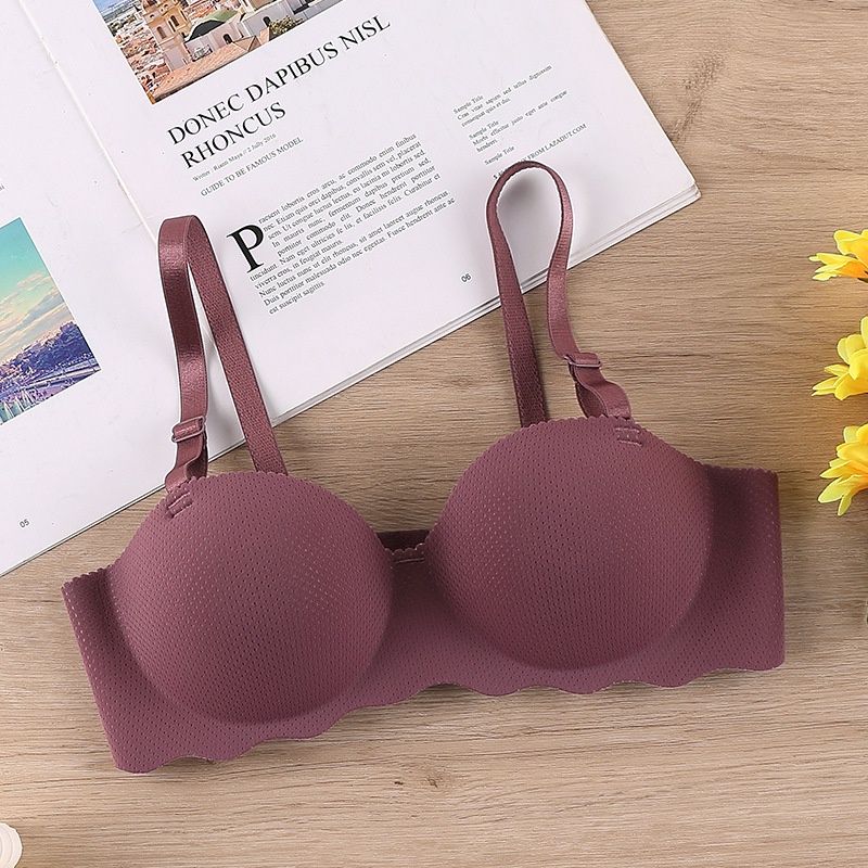 ABMA New bra Seamless Breathable Strapless Nonwire Push up Bra fashion ...