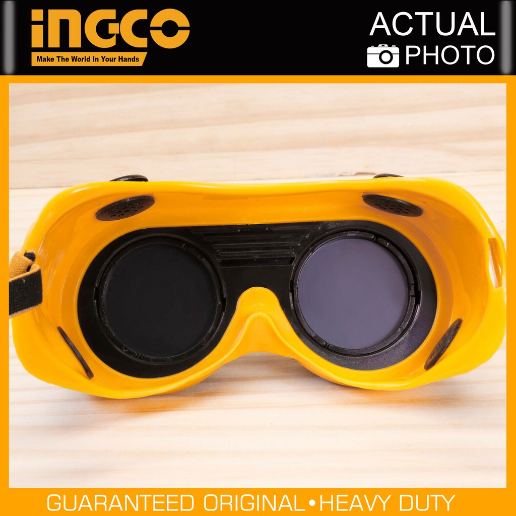 Ingco Flip Top Welding Goggles Flexible Design PVC Body HSGW01 IHT ...