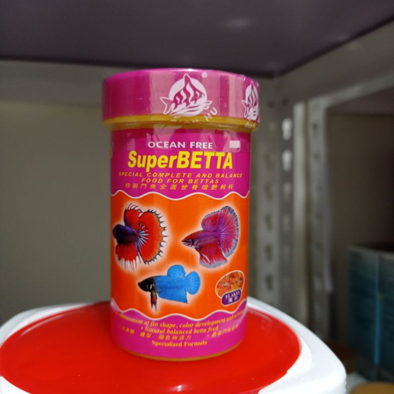 Ocean Free Super Betta Flakes 20 g | Shopee Philippines