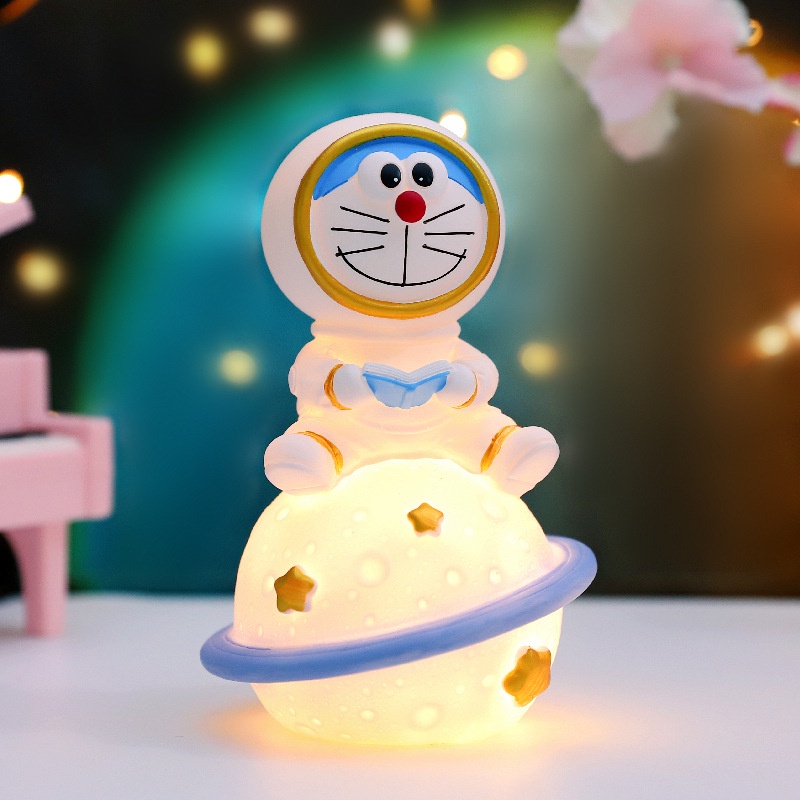 Planet Light Anime Doraemon Star Night Creative Desktop Home Decoration ...