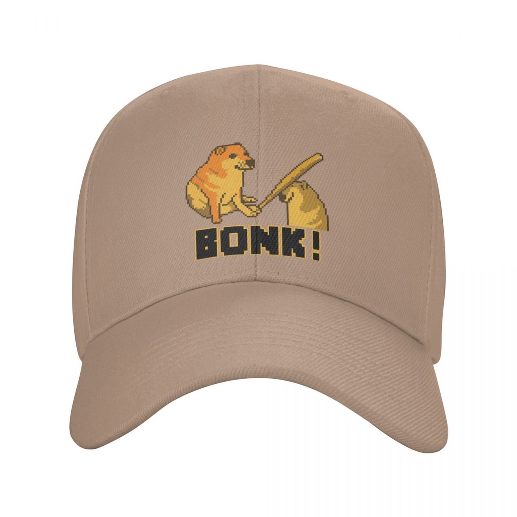 2022 Classic Cheems Bonk Meme Pixel Art Baseball Cap Adult Shiba Inu ...