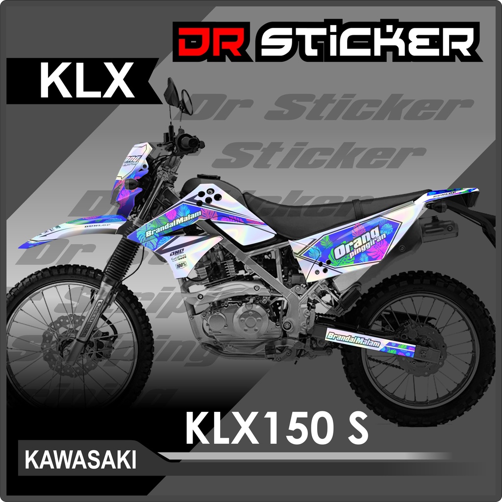 Decal KLX 150s Full Body Hologram Bali Batik Design | Shopee Philippines
