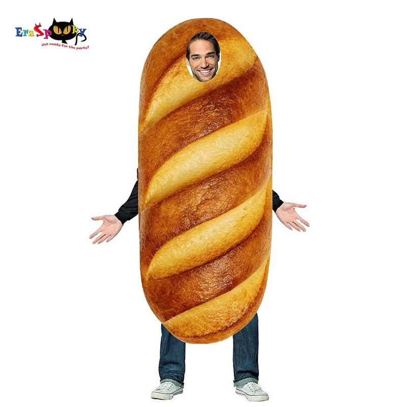 2022 NEW Eraspooky Funny Food Baguette Tunic Loaf of Bread Cosplay ...