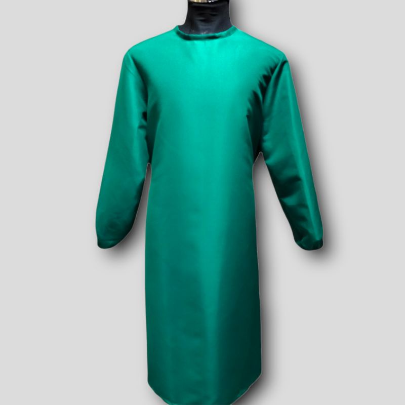 Laboratory/Patient Gown (Washable and Reusable) Made with Microfiber ...