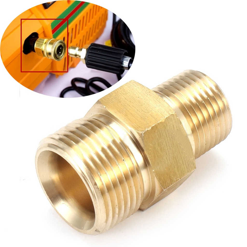 New M22 Male to 3/8" NPT Male Pipe Thread Adapter Inside Diameter 14mm ...
