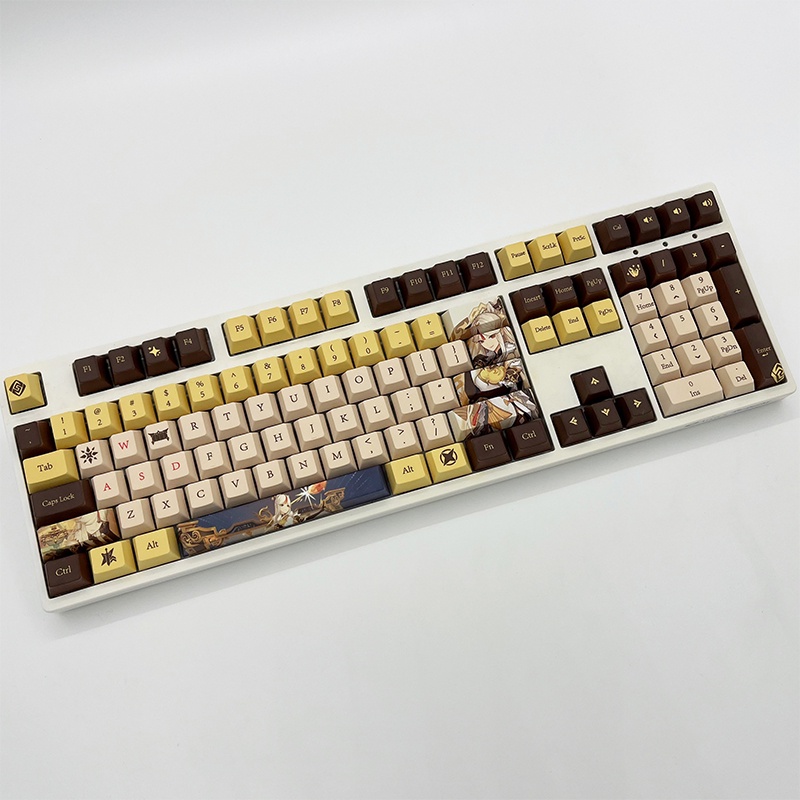 Genshin Impact Keycaps Hutao Youla Game Character Anime Keycap Cherry ...