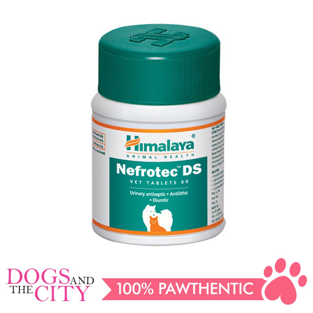 Himalaya Nefrotec DS 60 Tablets for Dogs and Cats - For Kidney ...