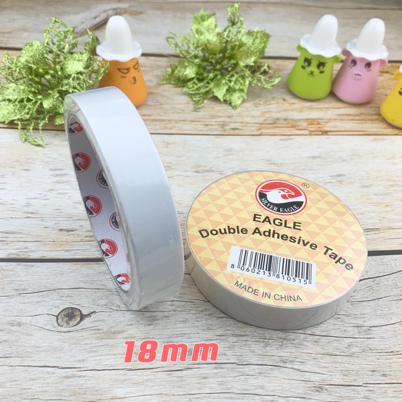 EAGLE Double Sided Tape double adhesive tape strong adhesion sticky tape 1PC | Shopee Philippines