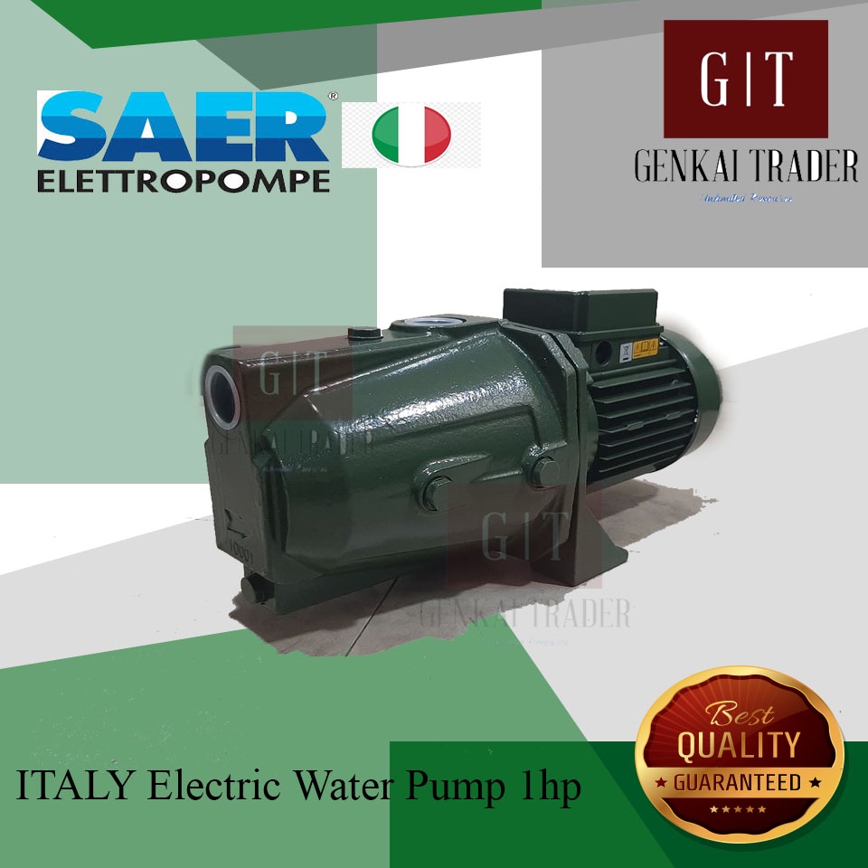 SAER Elettro Water Pump ITALY 1hp | Shopee Philippines