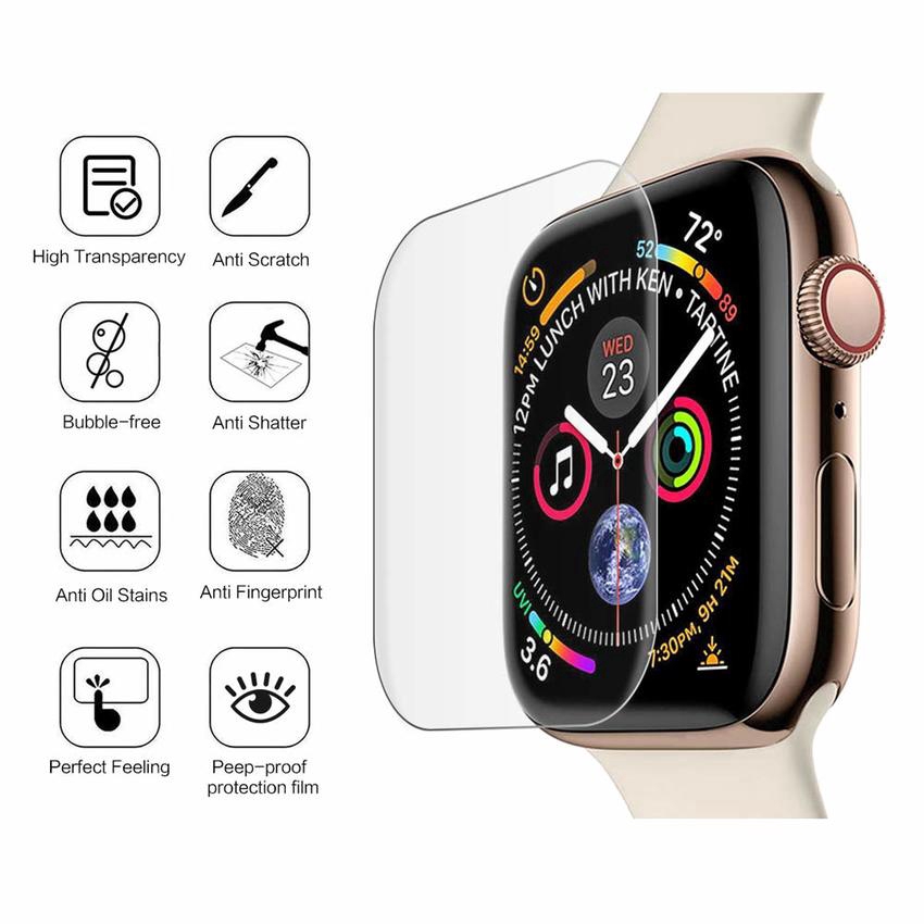 Full Protective Hydrogel Film for Smart Watch Series 7 6 SE 5 4 3 2 1 ...
