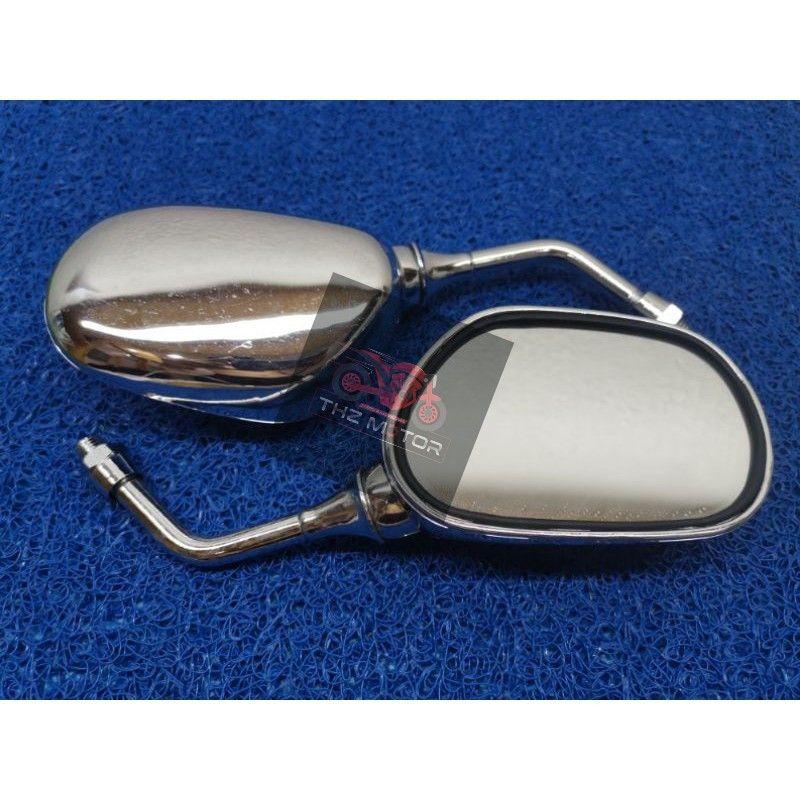 EX5 RXZ RXS Side Mirror Mini Chrome Cermin Krom Honda Yamaha | Shopee ...