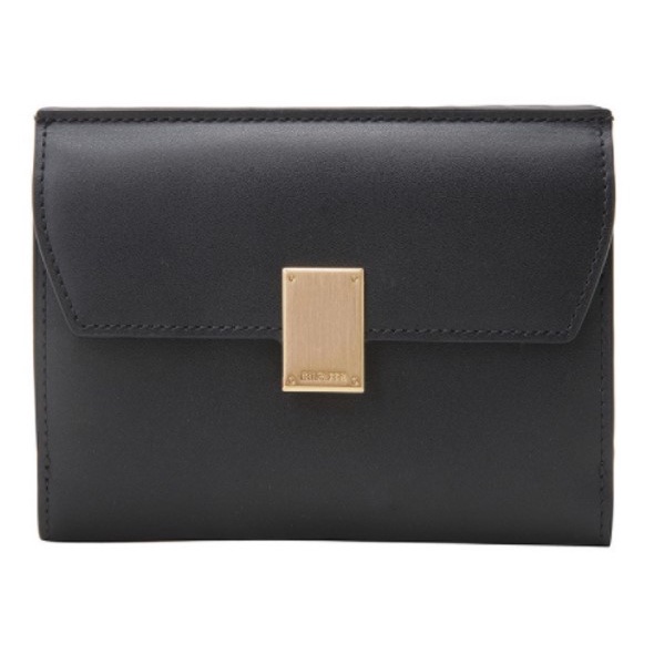 COURONNE Mila Medium Wallet (Black) / Banknote ID Business Card Credit ...