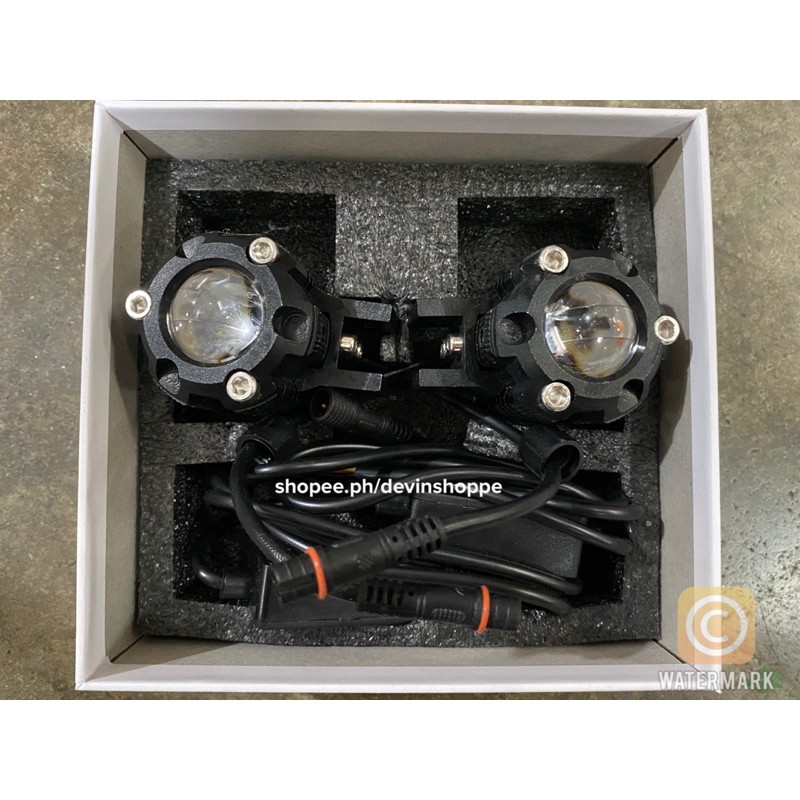 My Racing Mini Driving Light V5 White/Yellow | Shopee Philippines