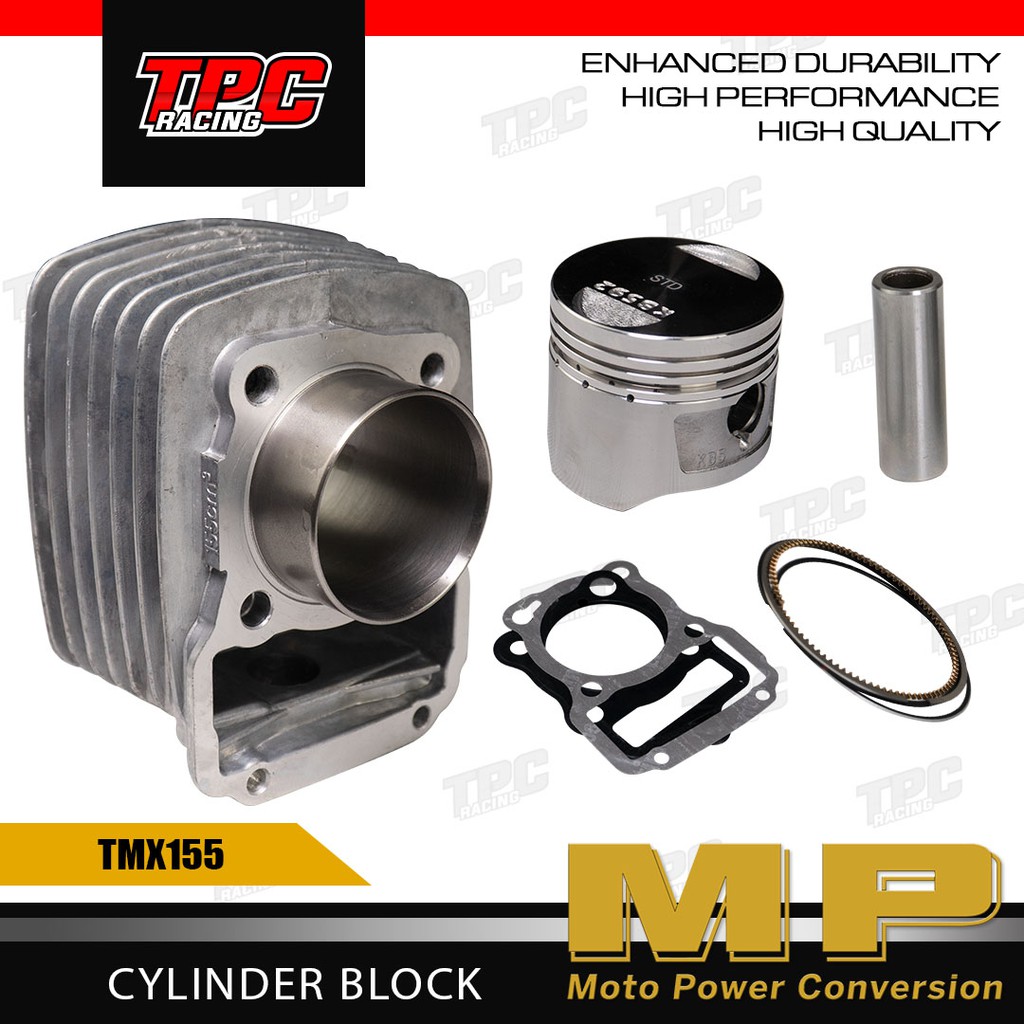 TPC MP CYLINDER BLOCK TMX155 61MM/63MM/58.5MM MOTOR PARTS | Shopee ...