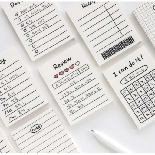 Memo Pad 50 Sheets Basic Daily Routine Weekly Plan Schedule To Do List ...