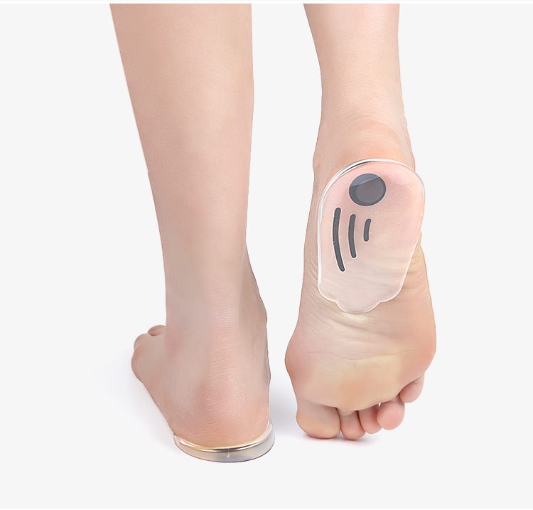 1 Pair Magnet Silicone Massage Insoles Gel O/X Type Leg Orthopedic Heel ...