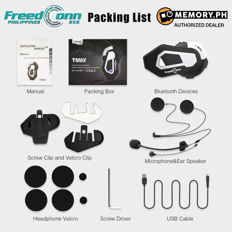 Freedconn T-MAX S Intercom | Shopee Philippines