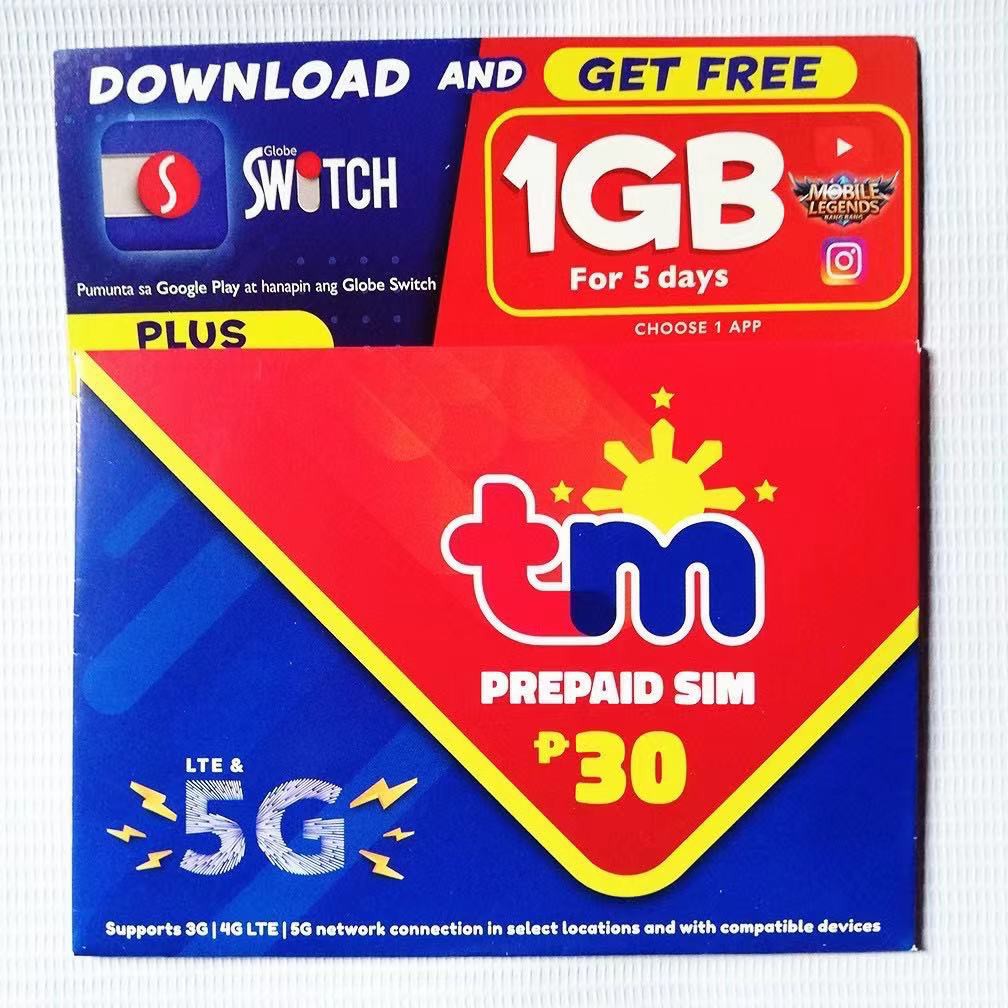 (10 PCS)TM 5G LTE Tricut Sim Card Brand New Fresh | Shopee Philippines