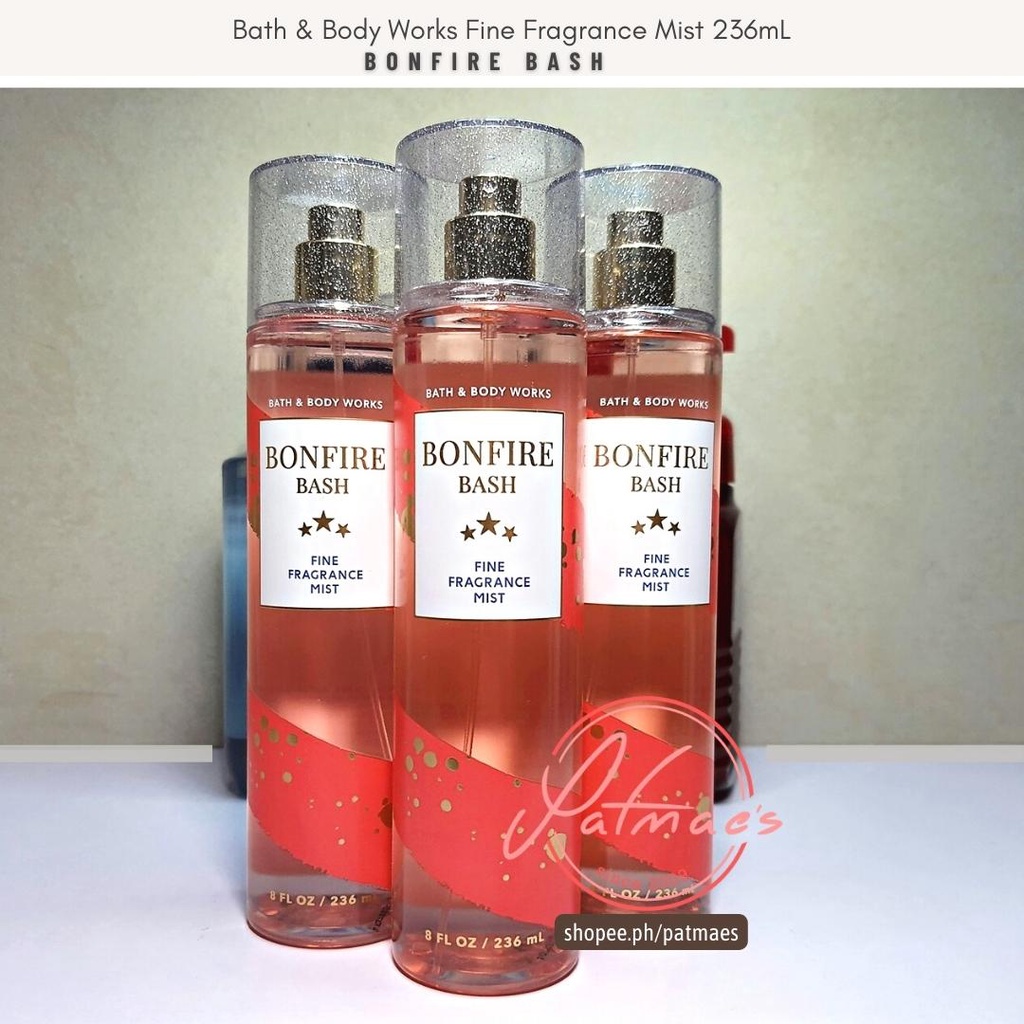 Bonfire Bash Fine Fragrance Mist 236mL Bath & Body Works (sold each ...