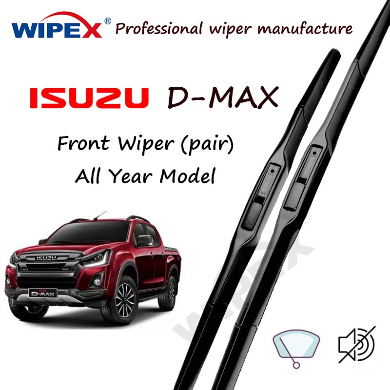 Quality ISUZU DMAX Front Wiper Blade 19+22 Set/Pair for All Year Model ...