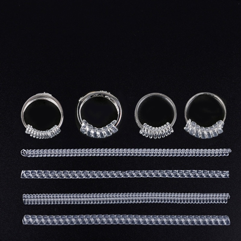 Ring Adjuster Invisible Transparent Spiral Cord Tension Reducer ...