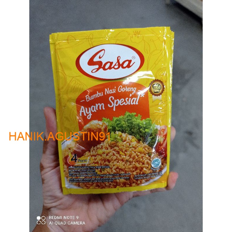 Sasa Special Fried Chicken Rice Seasoning 20 gr x 6pcs SS91 | Shopee ...