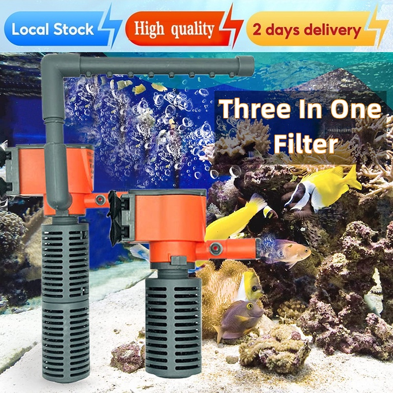 3W/5W/12W Aquarium Small Fish Tank Filter Mini Aquarium Submersible ...