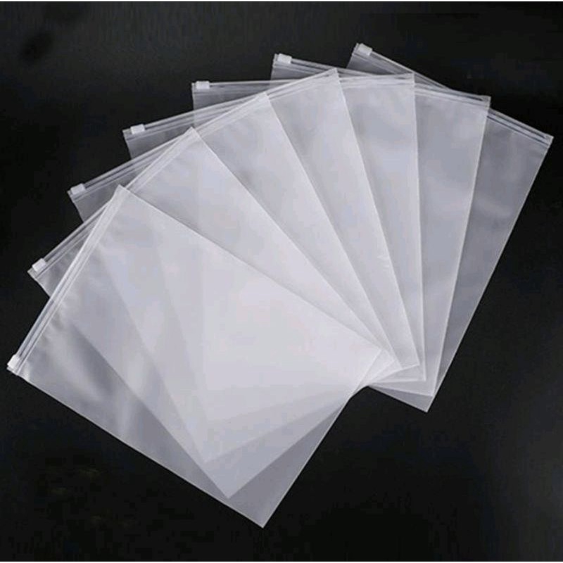 100pcs frosted ziplock pouch clothes pouch | Shopee Philippines
