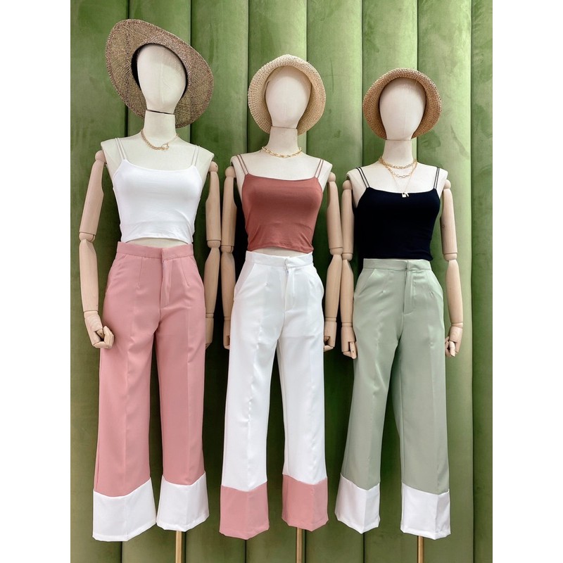 RARIS.CLOSET-Two tone pants Come!! (B107) | Shopee Philippines