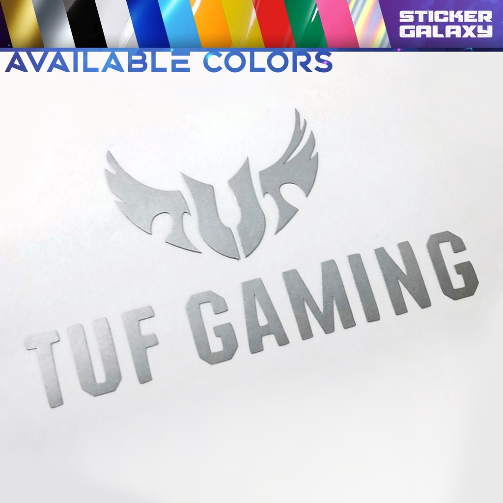TUF GAMING PC gamer vinyl sticker decal for pc case, laptop, phone ...