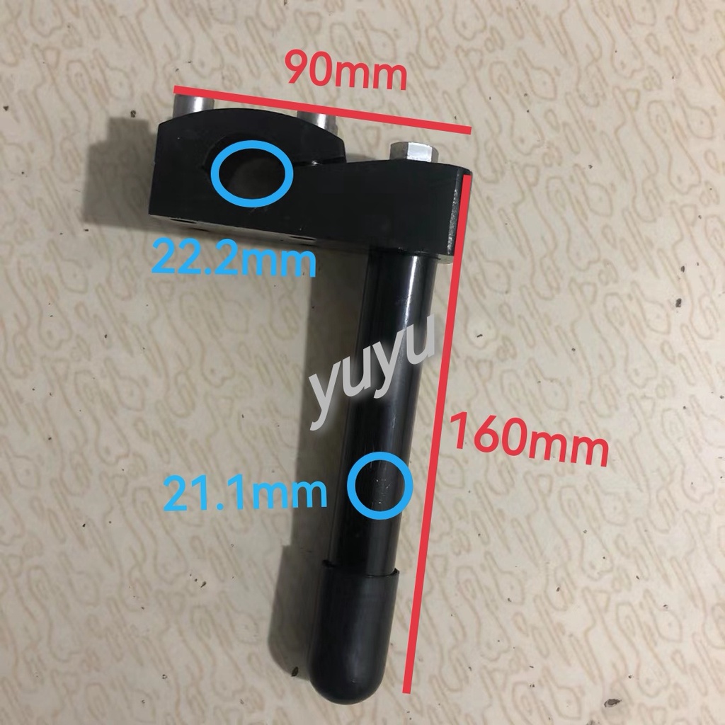 Bicycle stem handle bar tube 22.2X600mm bmx kids bike handle bar bmx ...