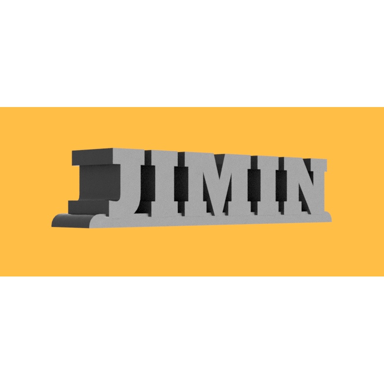 3D Printed Kpop Logo Decor (JIMIN BTS) | Shopee Philippines