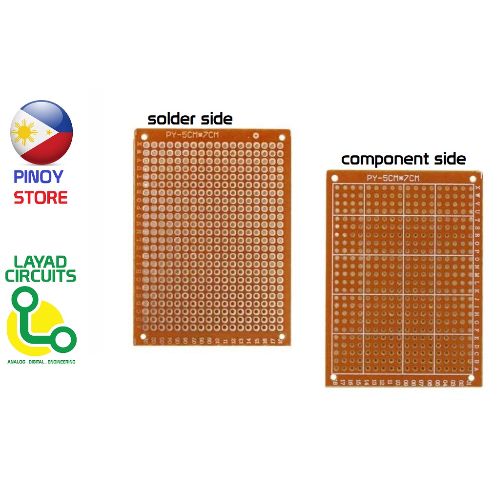 Universal PCB matrix board 5x7cm 7x9cm 9x15cm 12x18cm thin board 1mm ...