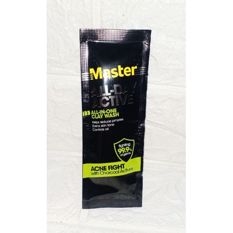 Sale! 60% off! Master All-in-wash clay wash Acne fight w/ charcoal (10g ...